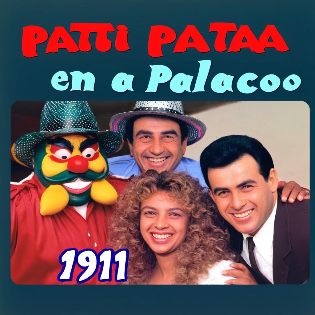 Colorful Clowns Illustration - Patati Patatá 1991