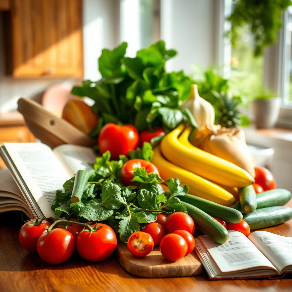 Vibrant Healthy Eating: Fresh Fruits & Vegetables Delight