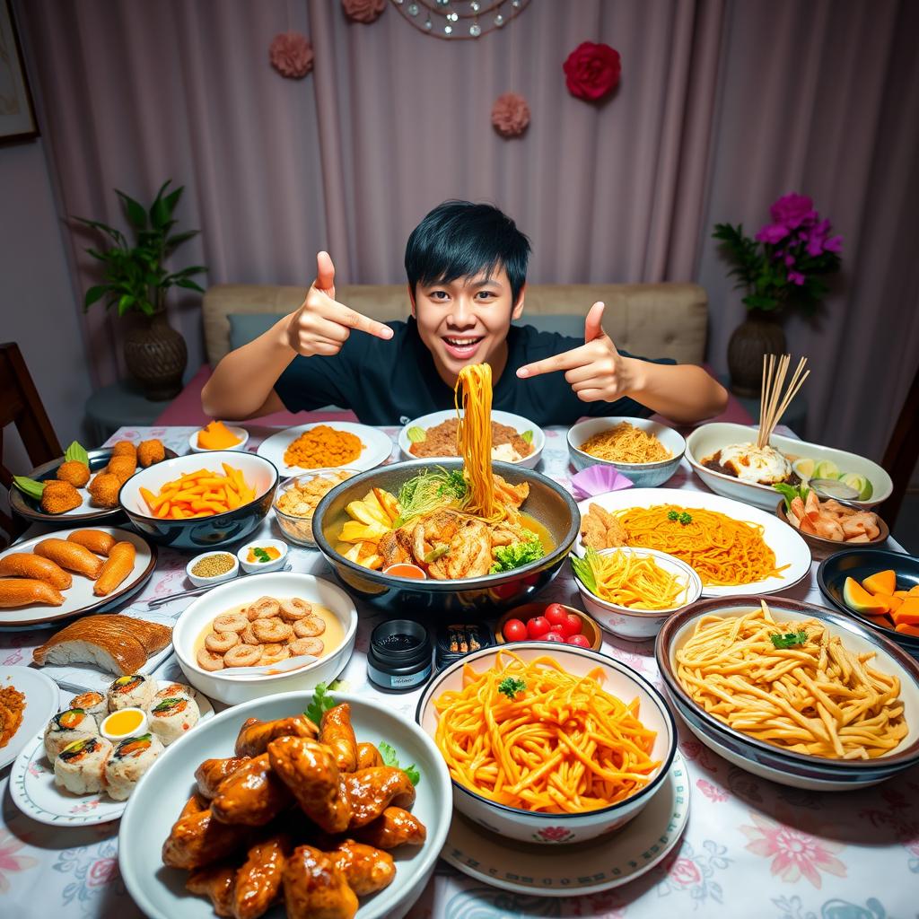 Delicious Mukbang Experience: Feast on Colorful Delights