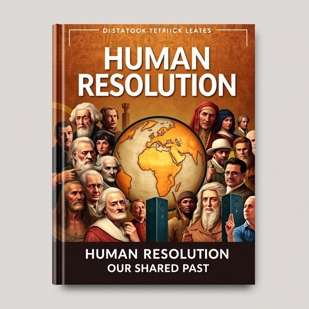 Human Resolution: A Captivating History Textbook Cover Design