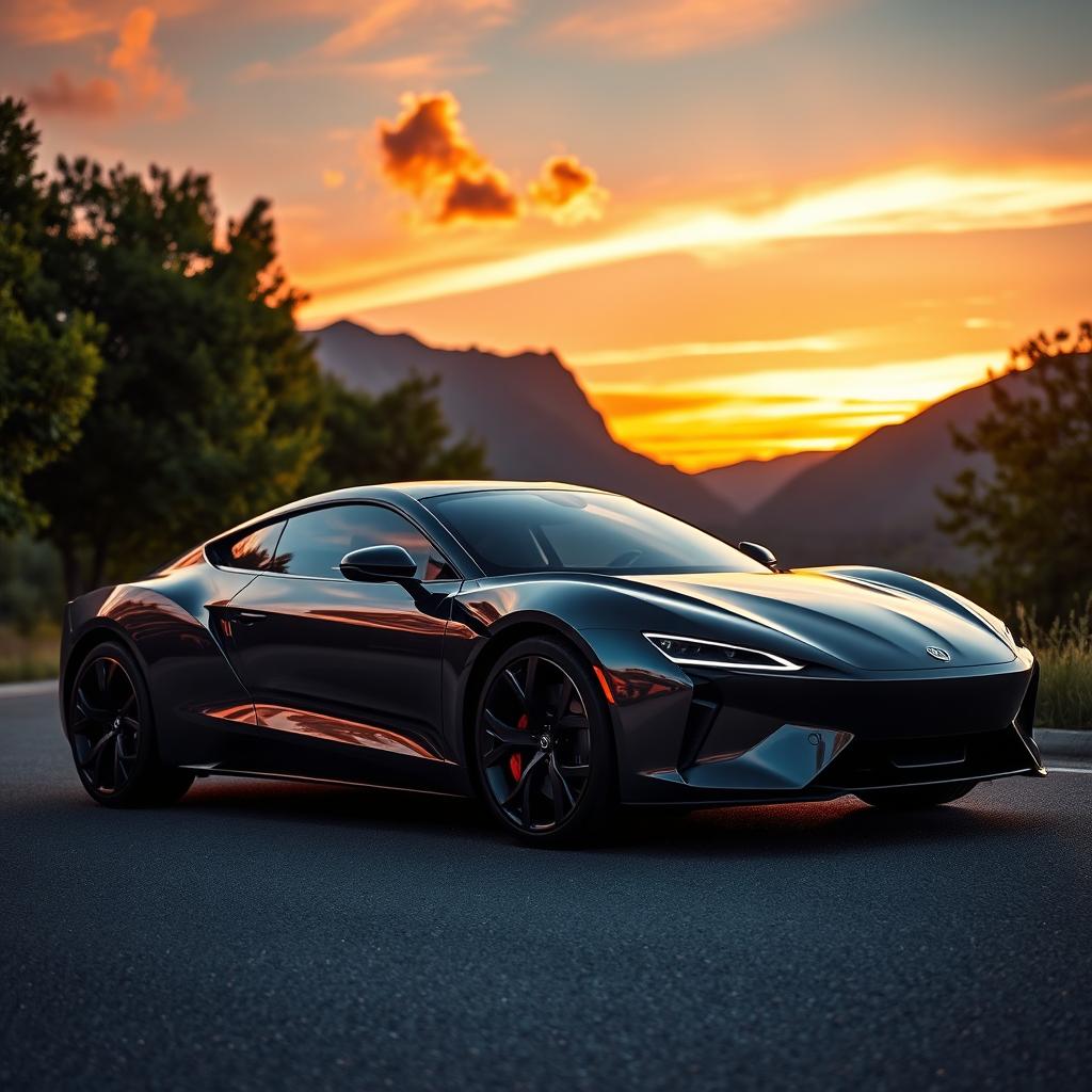 Sleek HB20 Car at Sunset - A Modern Automotive Experience