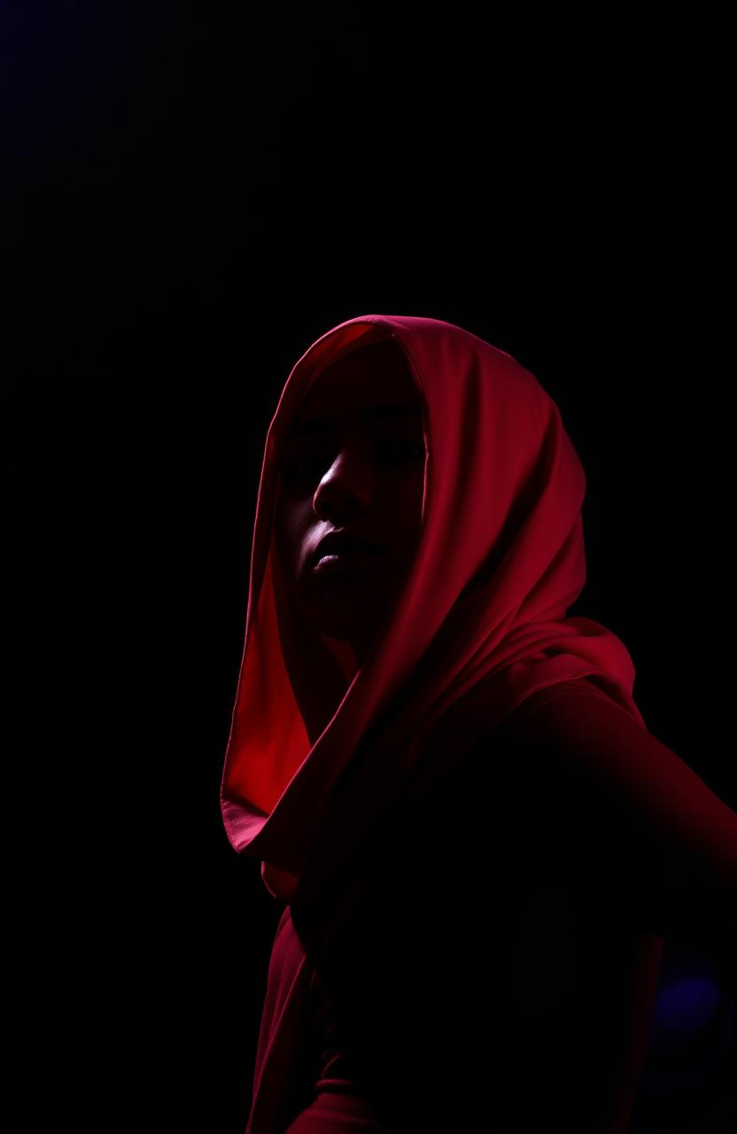 Vibrant Subject with Dramatic Background - AI Image Creation