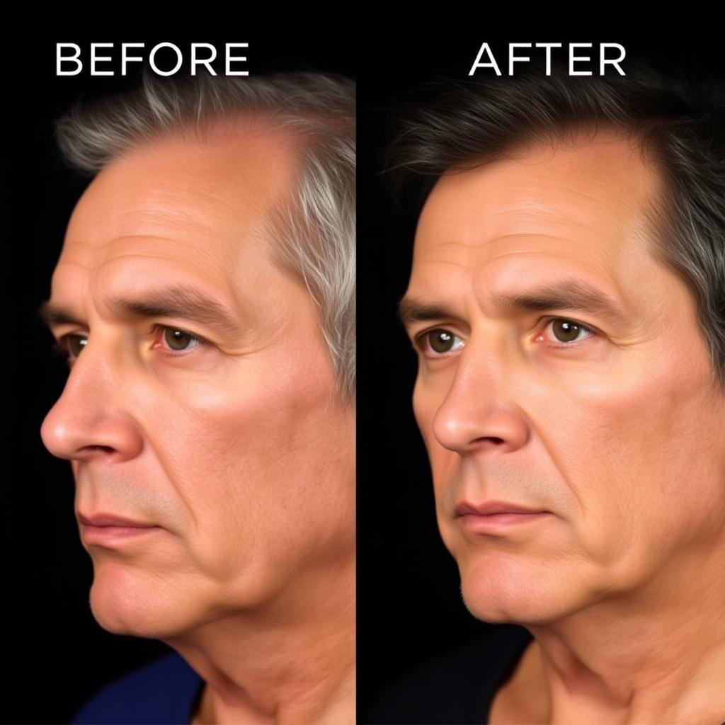 Dramatic Before and After: Facial Bio-Stimulation Treatment Success