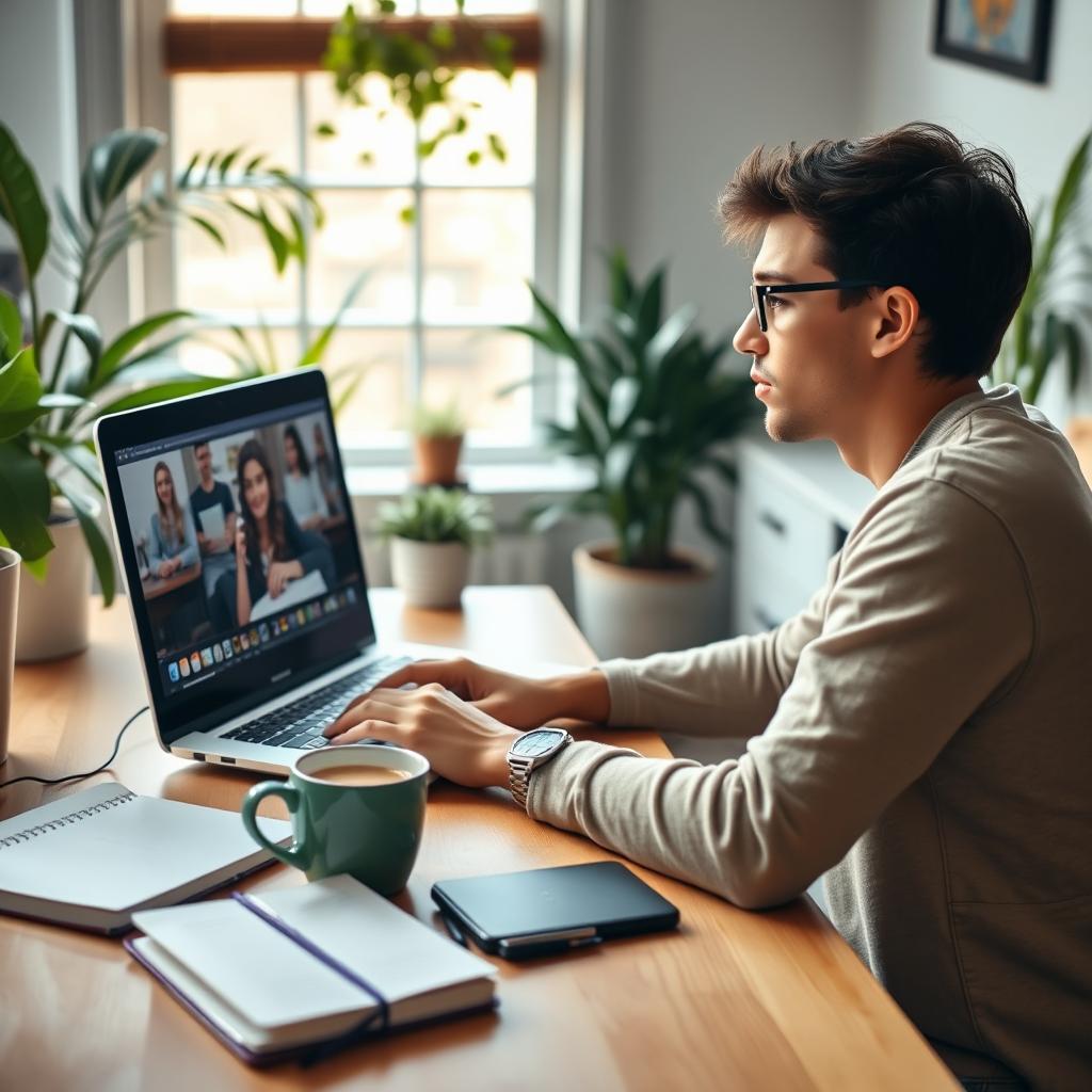 Embracing Online Learning: Engaging Scenes of Virtual Classes