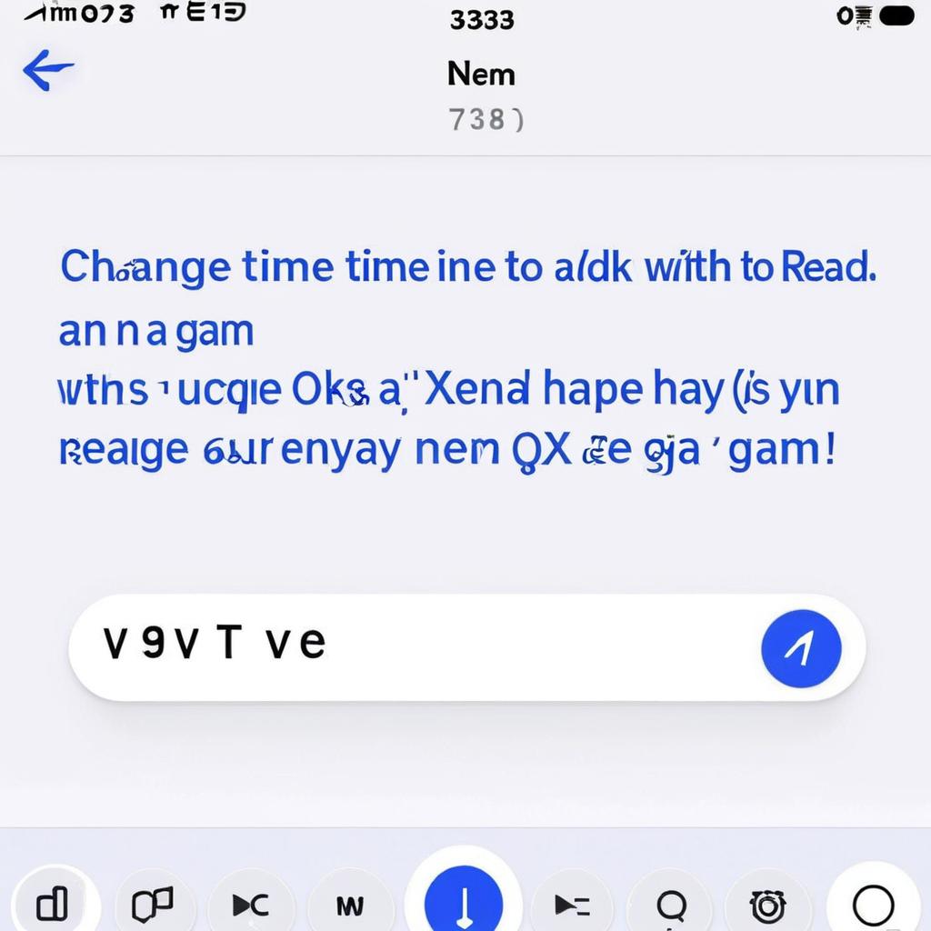 Mobile Chat Screenshot: Student's Request for Help