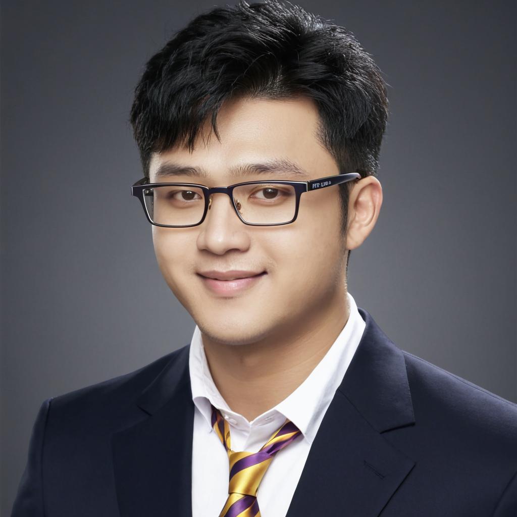 Portrait of a Confident Student: Formal Attire & Warm Smile