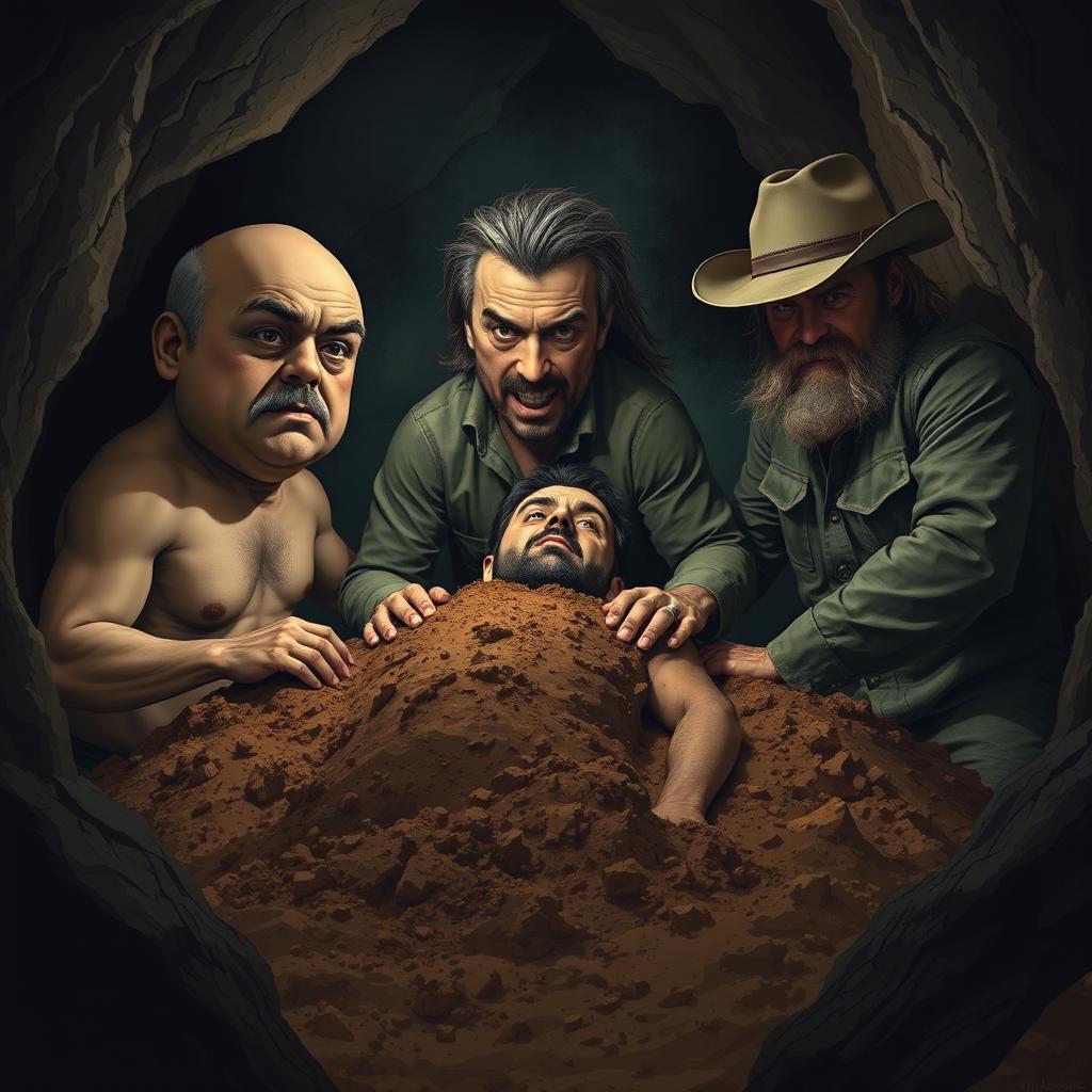 Burying Secrets: A Darkly Humorous Cave Adventure