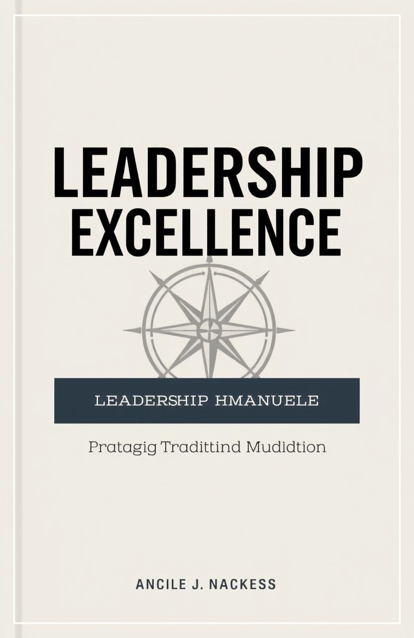Leadership Excellence: Modern Manual Cover Design | Idyllic