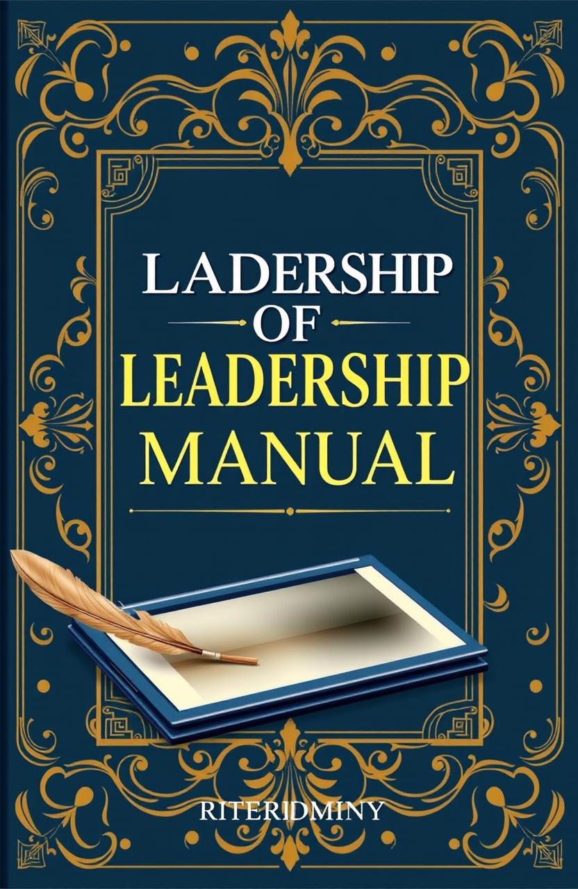 Elegant Leadership Manual Cover: A Fusion of Tradition and Modernity