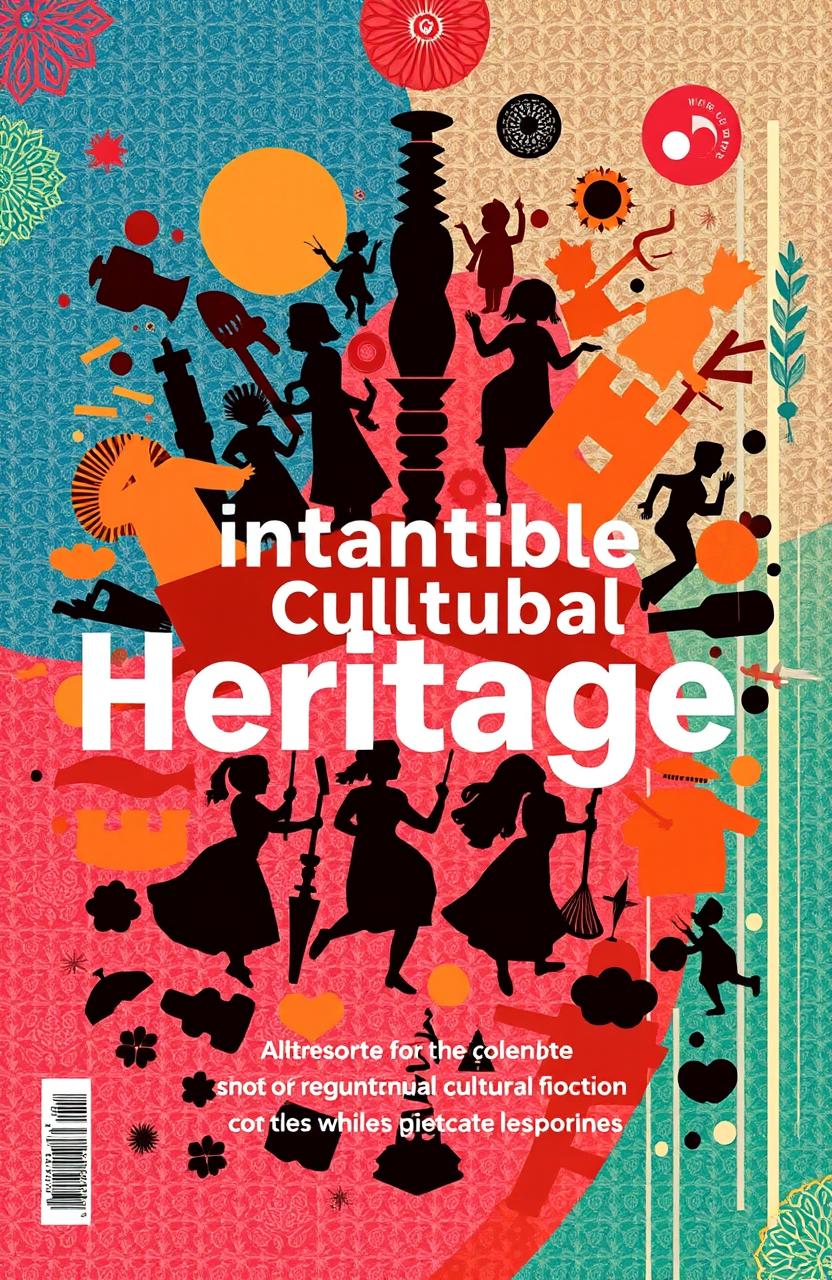 Captivating Cover Design for Intangible Cultural Heritage Publication