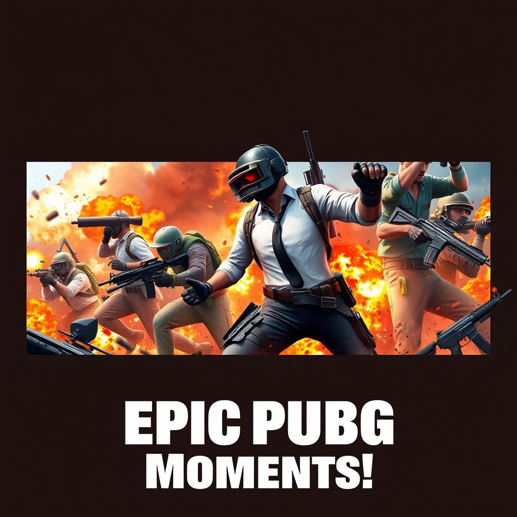 Epic PUBG Mobile Gameplay - Thrilling YouTube Thumbnail Design