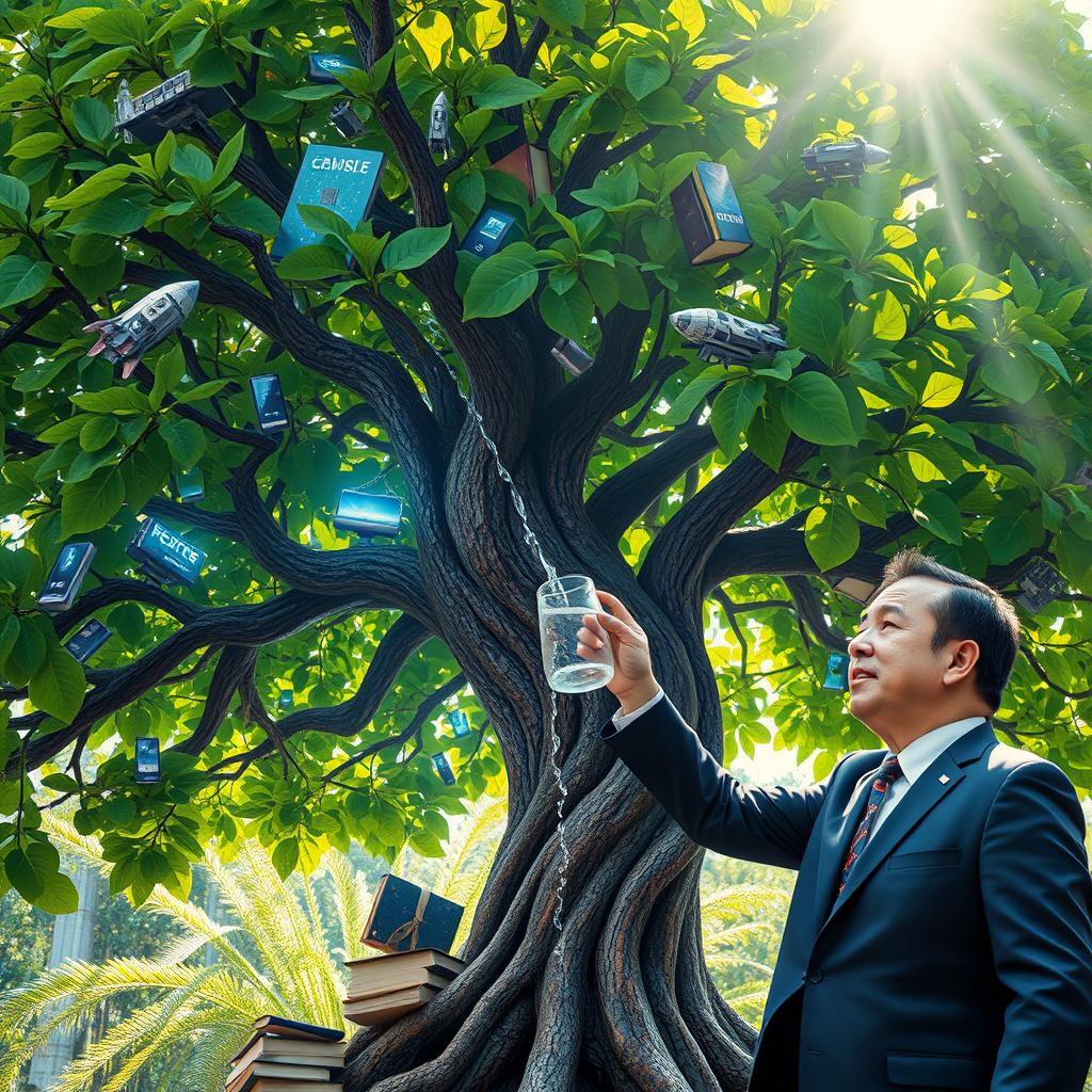 Nurturing Innovation: The Visionary Leader and the Tree of Knowledge