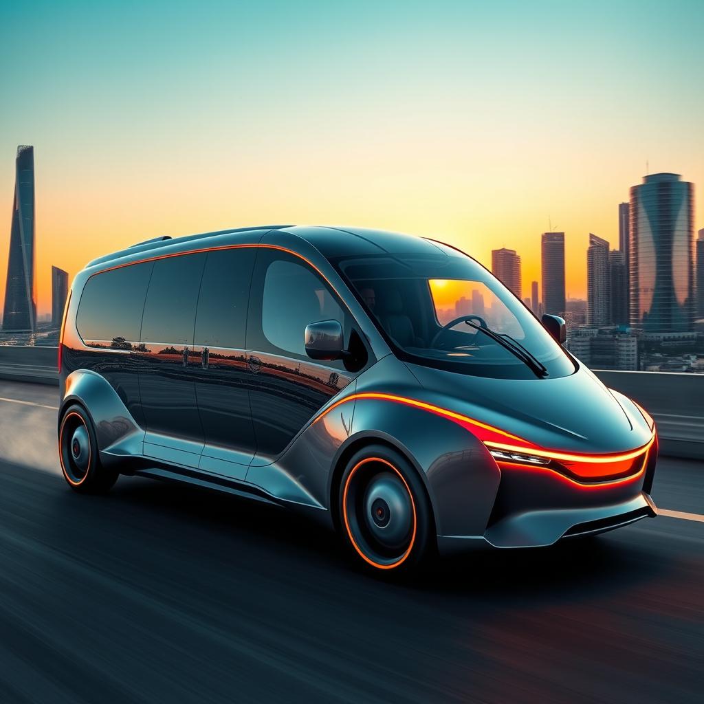 Futuristic Supersonic Van: The Future of High-Speed Travel