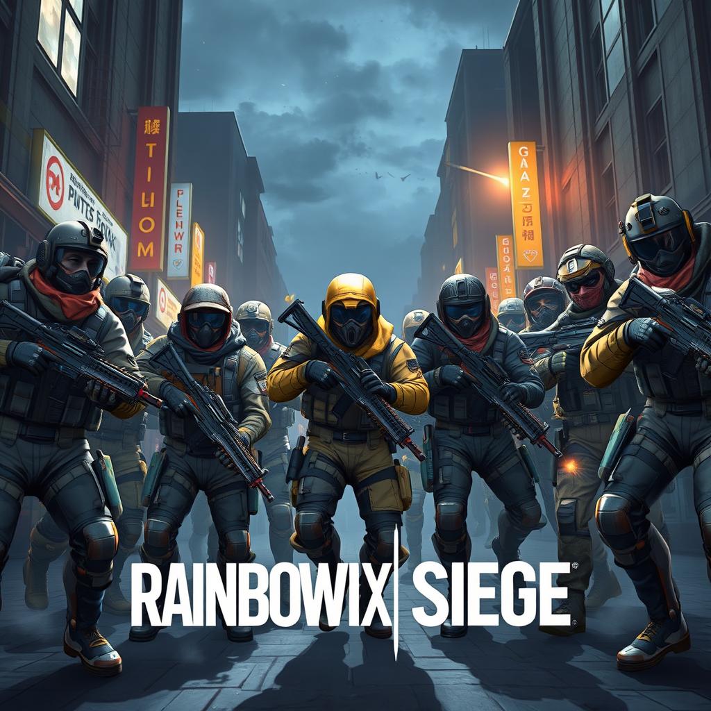 Dynamic Rainbow Six Siege Defense Operators Art | Action-Packed ...