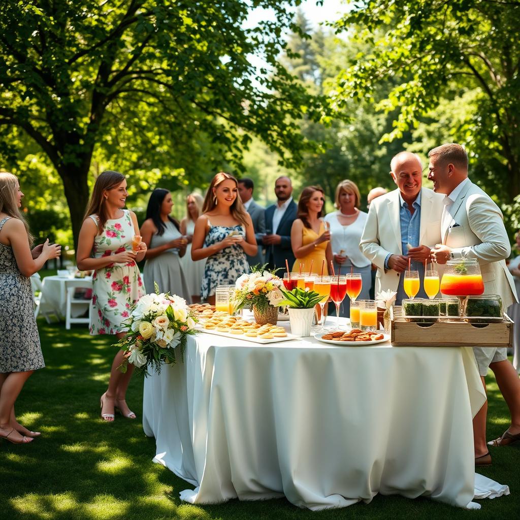 Elegant Spring Garden Party: A Joyful Outdoor Celebration