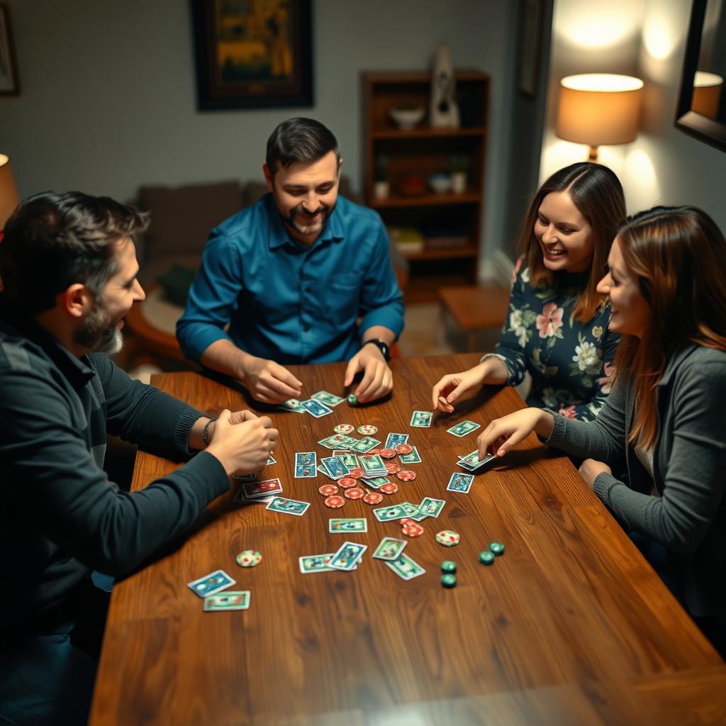 Friendship and Fun: A Cozy Card Game Night