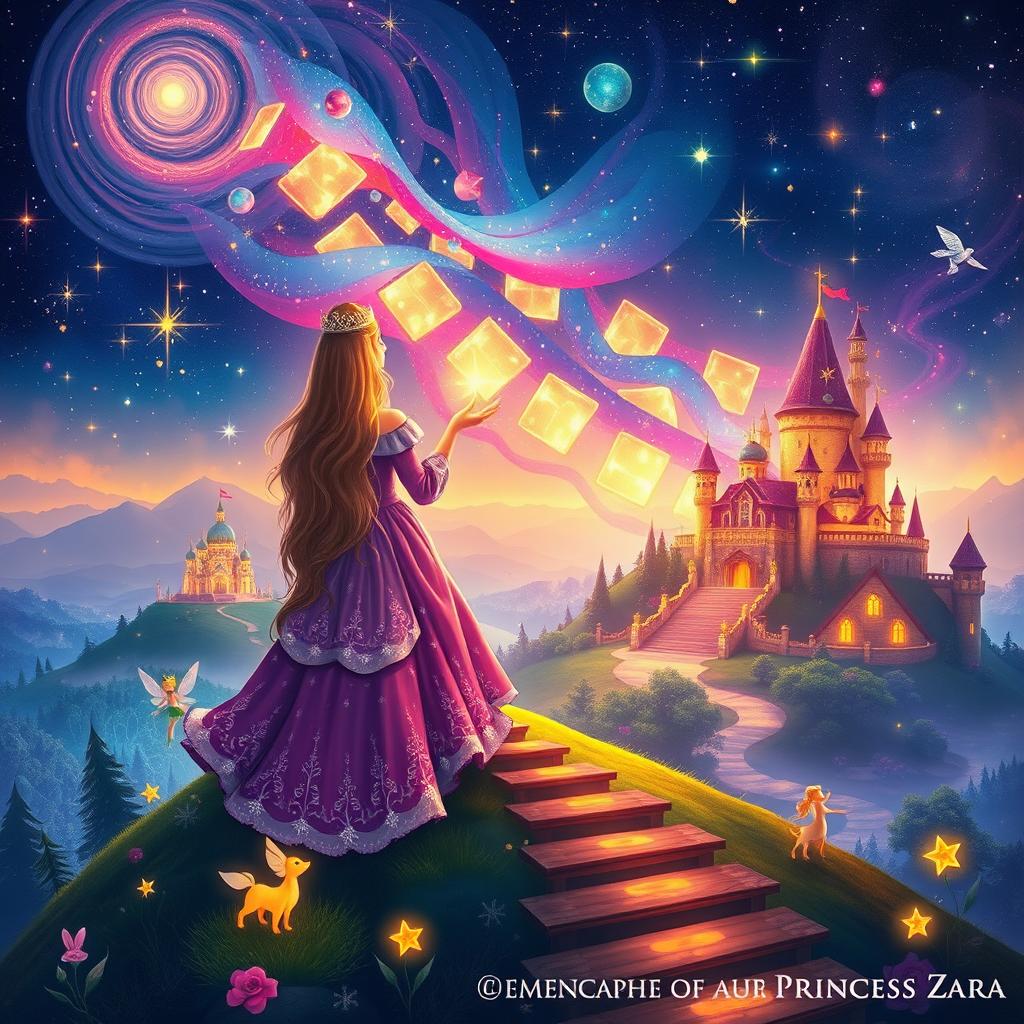 Enchanting Adventure: Princess Zara in a Celestial Kingdom