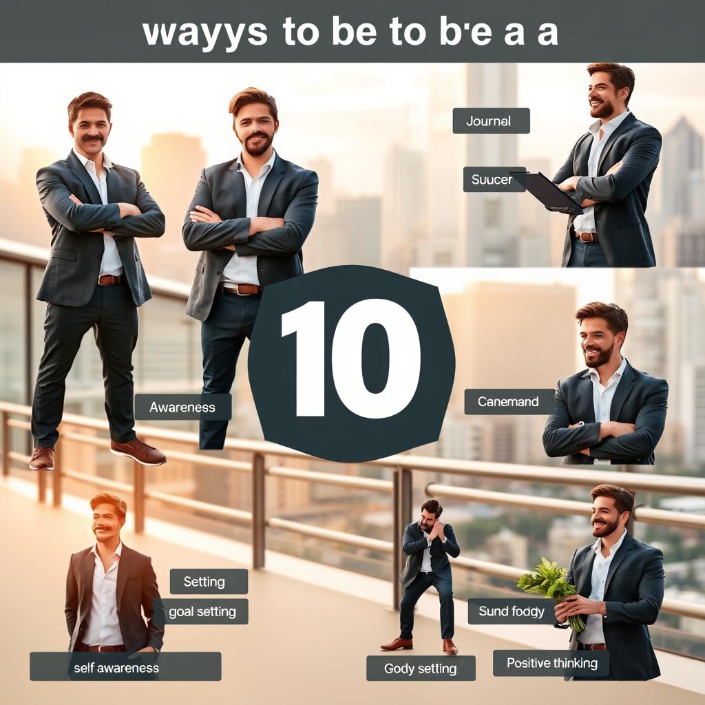 10 Ways to Be a Confident Man - Visual Guide