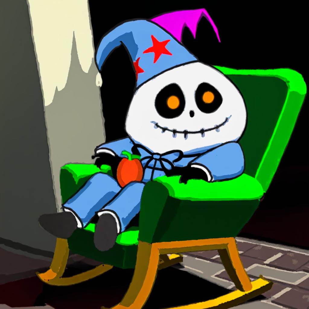 Whimsical Cartoon Ghost Character for Children's Storybook