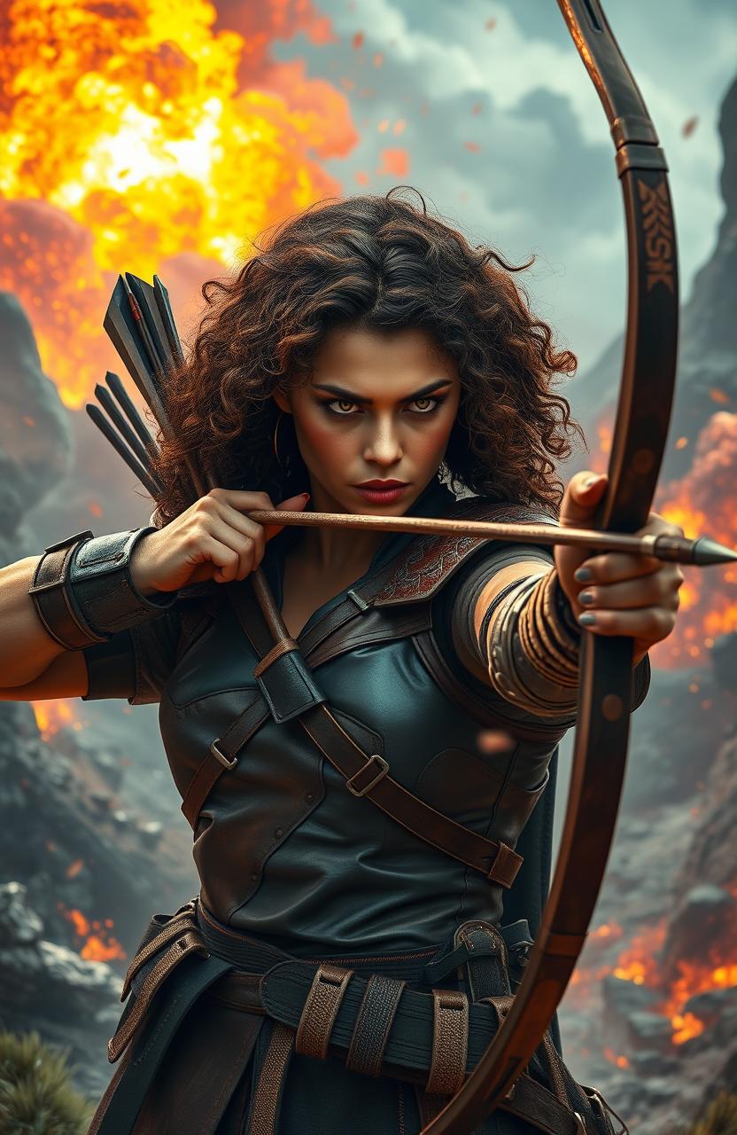 Empowered Fantasy: A Strong Female Lead Ready for Battle