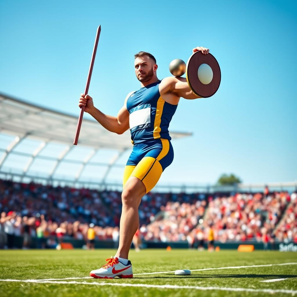 Dynamic Athletic Athlete: Strength and Determination in Track and Field