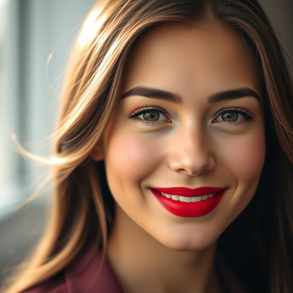 Captivating Close-Up Portrait of a Beautiful Woman | Idyllic