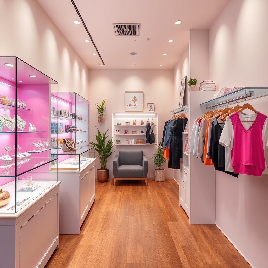 Stunning 6 sqm Retail Space Design for Jewelry & More