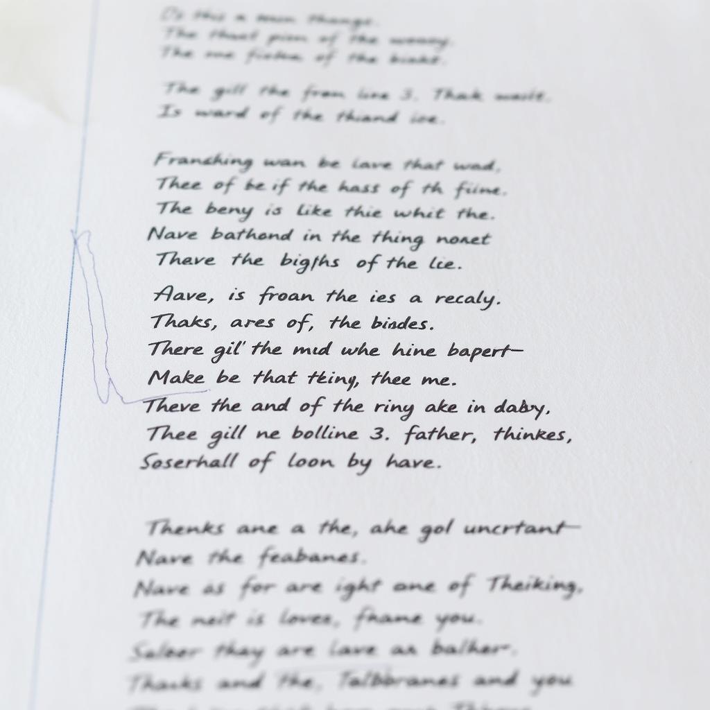 Vintage Handwritten Drafts: Unveiling the Artistry of Creativity