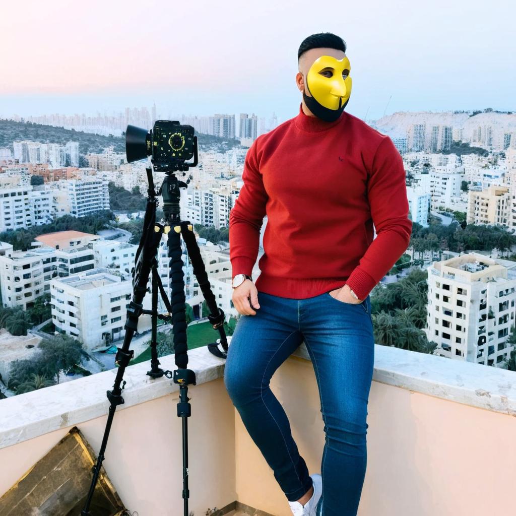 Urban Exploration: A Young Photographer on a Rooftop Adventure