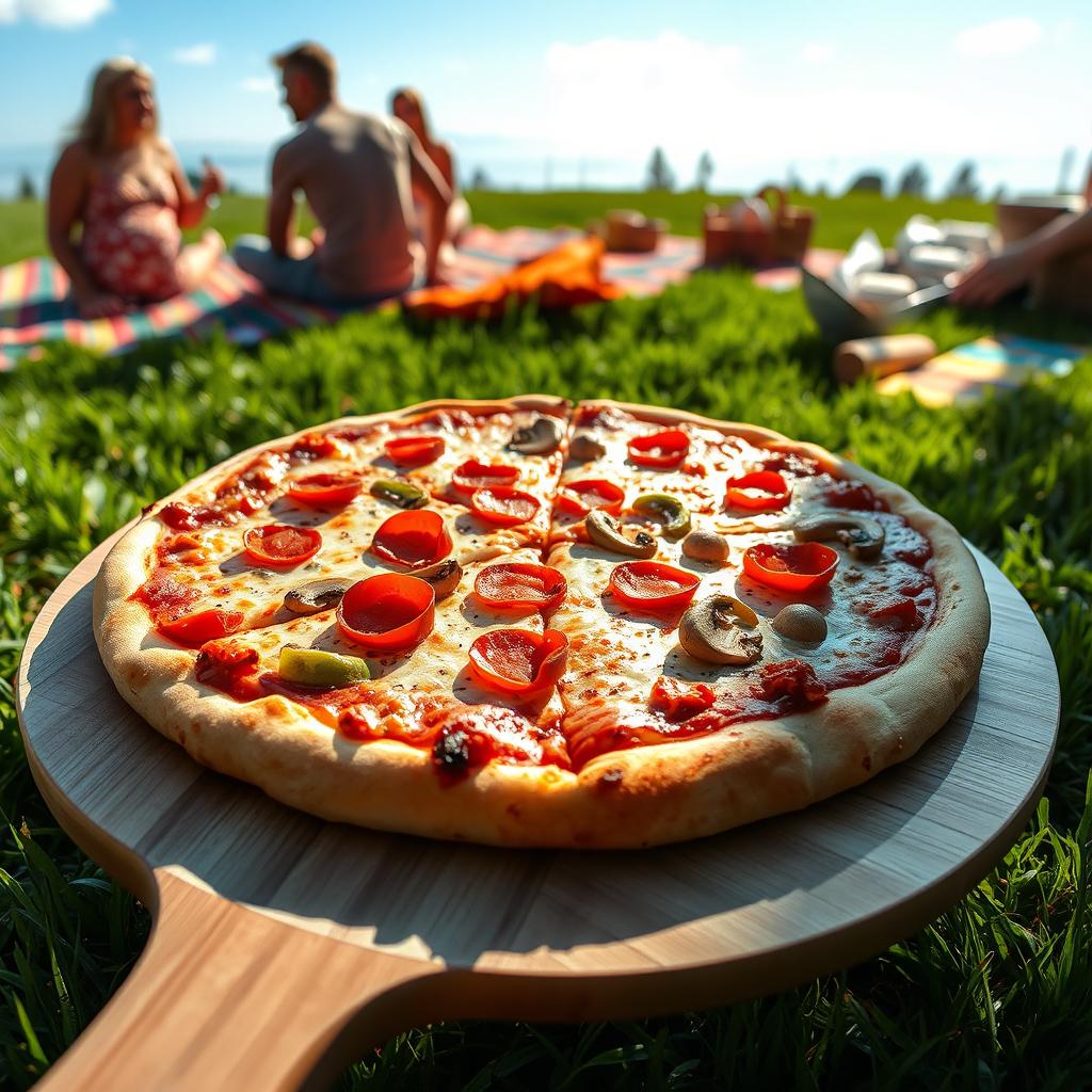 Irresistible Outdoor Pizza Picnic: A Visual Feast