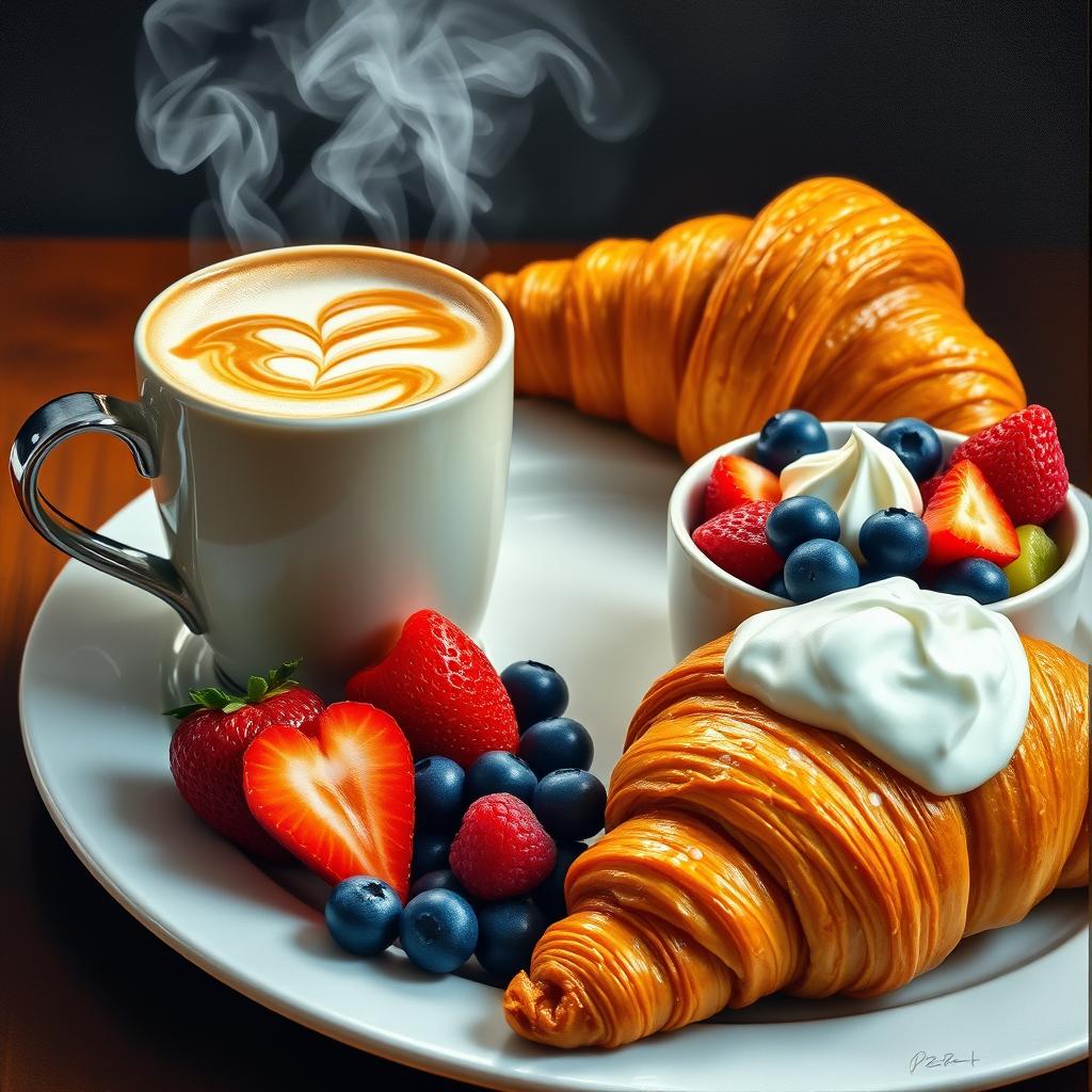 Indulge in an Ultra-Realistic Breakfast Scene – AI Generated Imagery