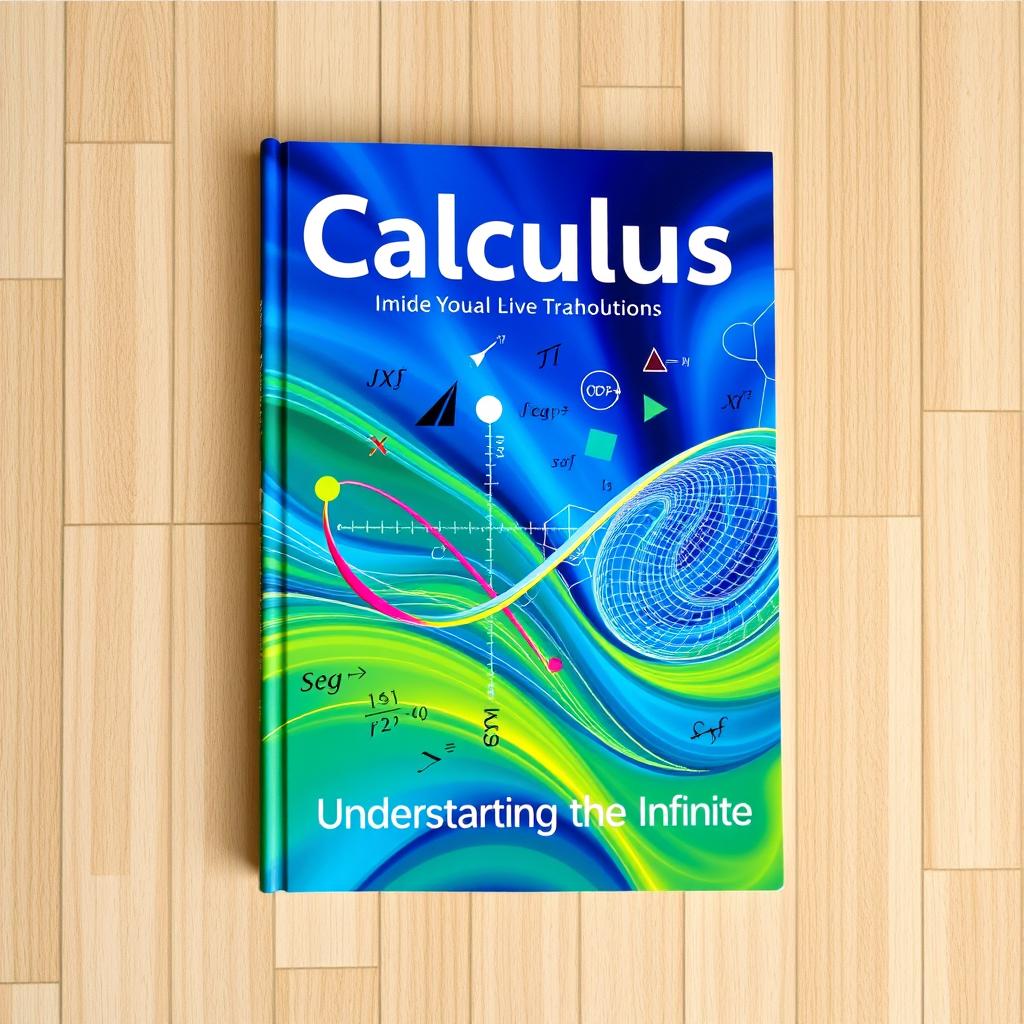 Dynamic Book Cover Design for 'Calculus' Textbook