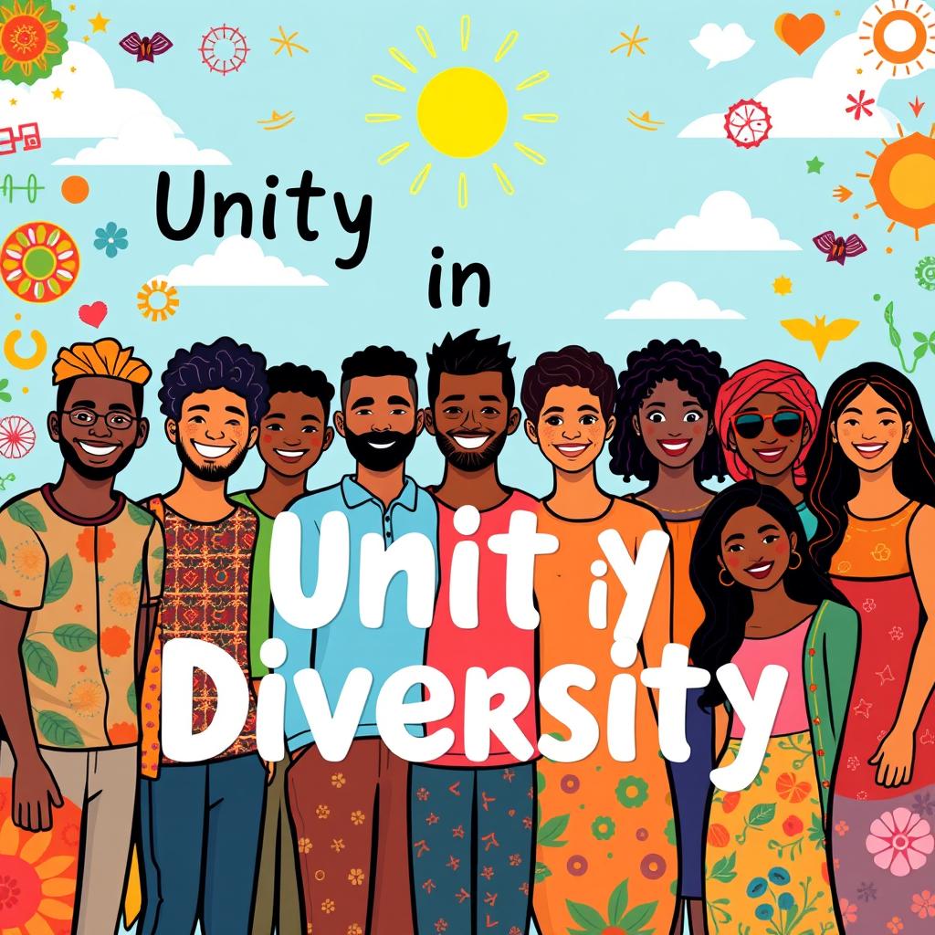 Unity in Diversity: A Celebratory Poster for Racial Harmony
