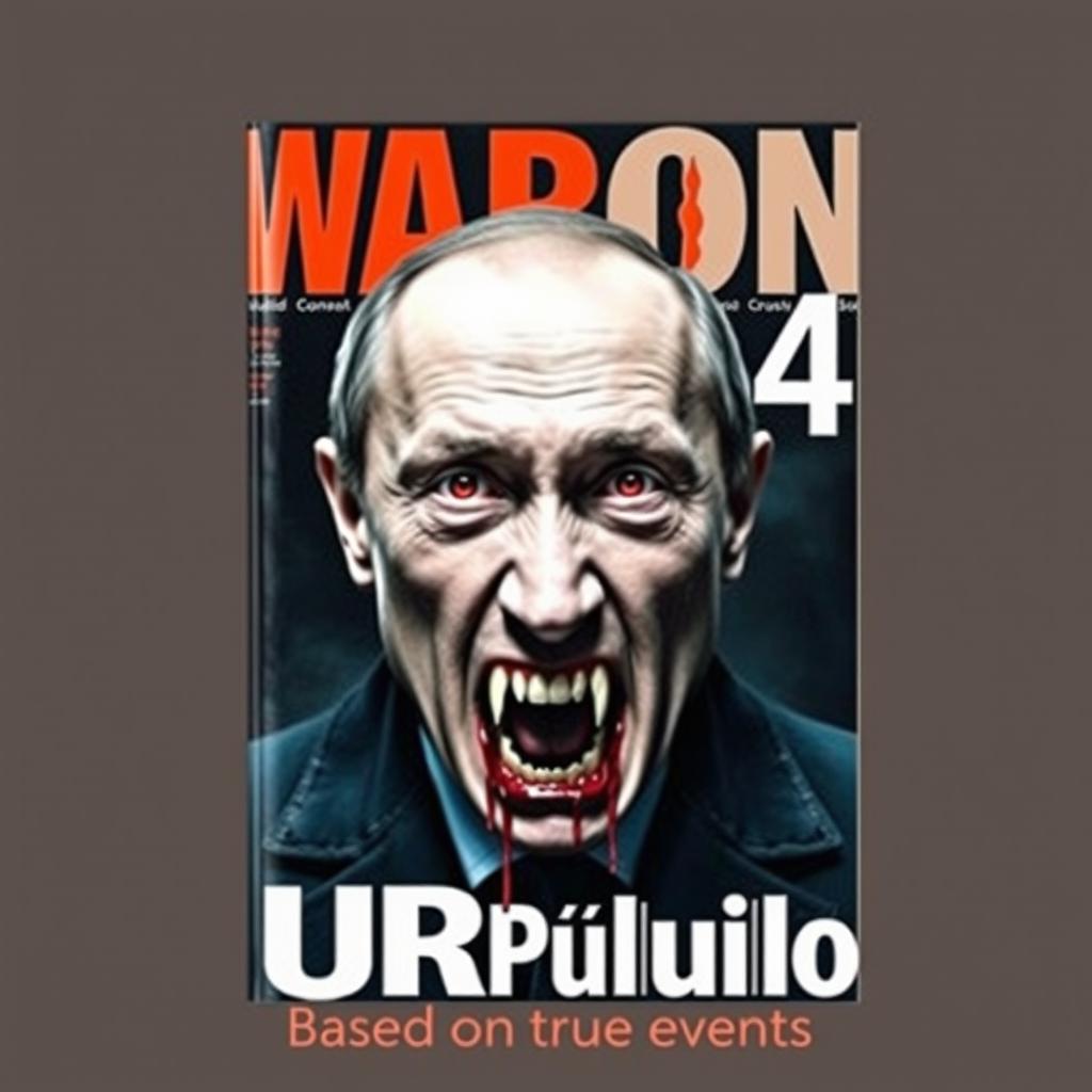 WARone - A Darkly Captivating Magazine Cover Featuring Vladimir Putin