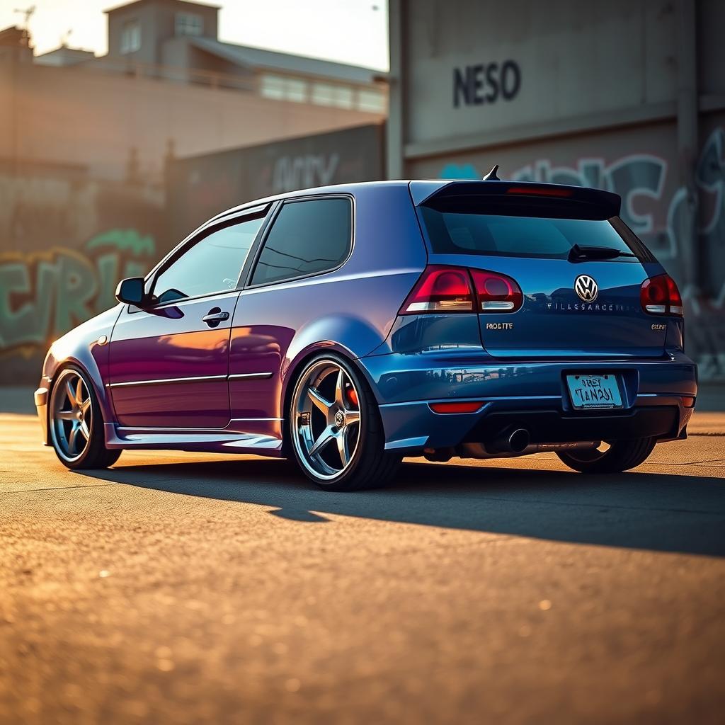 Stunning Customized Volkswagen Golf MK3: Urban Automotive Art