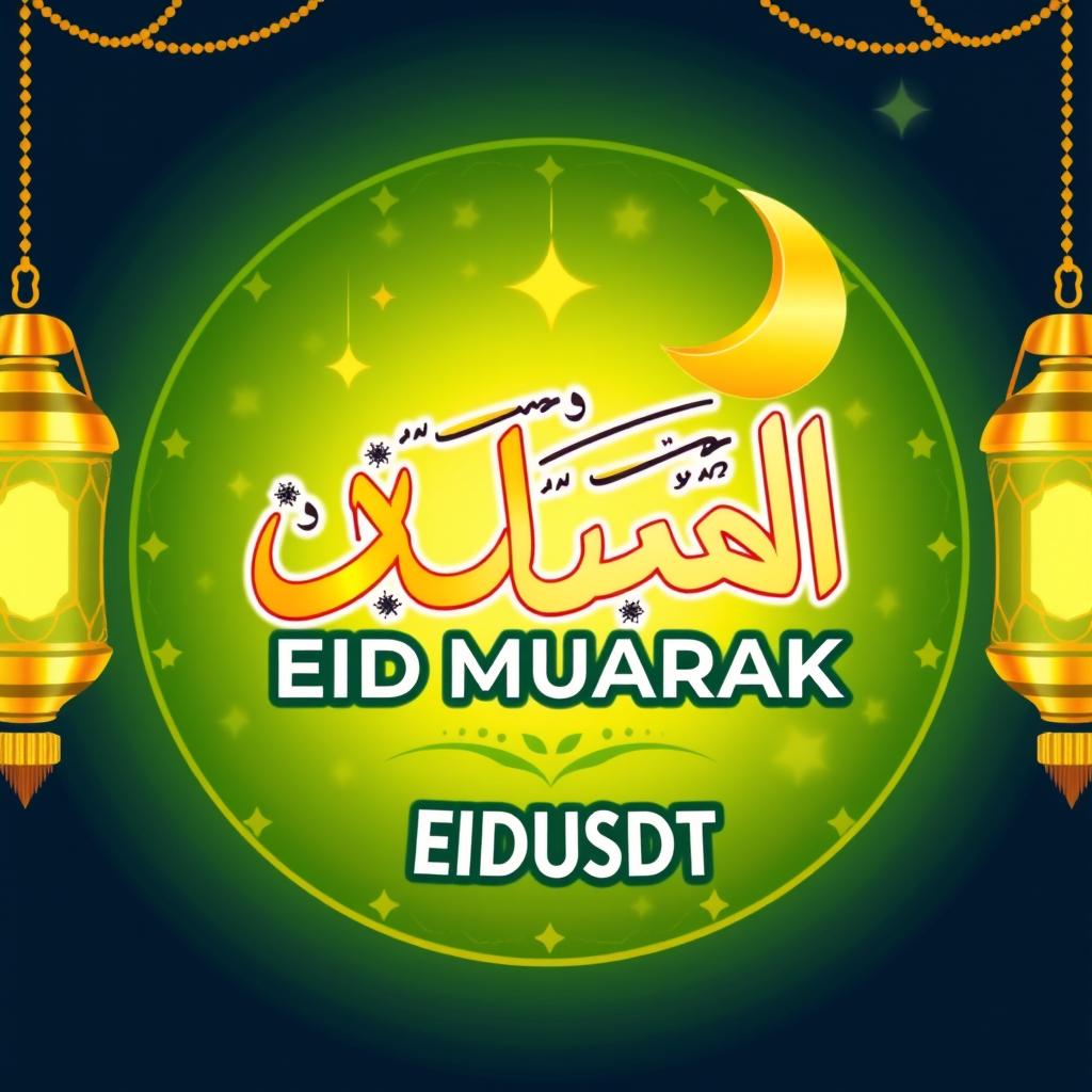 Stunning 'Islam Eid Mubarak' Meme Coin Logo Design | Celebrate Eid with ...