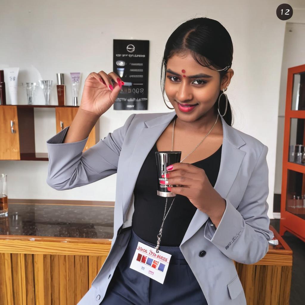 Dedicated Scientist in Action: Precision Lab Work