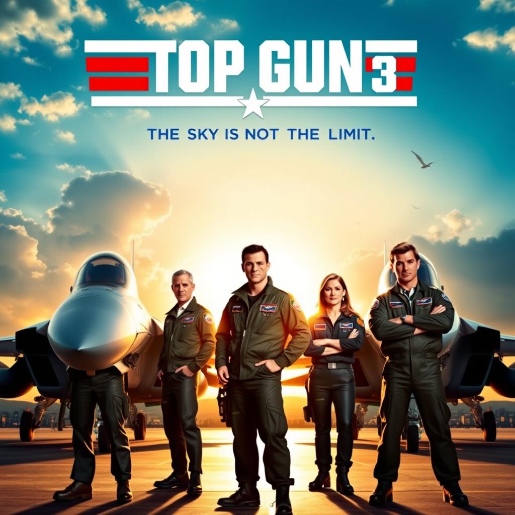 Top Gun 3 Movie Poster: Iconic Characters and Epic Adventure