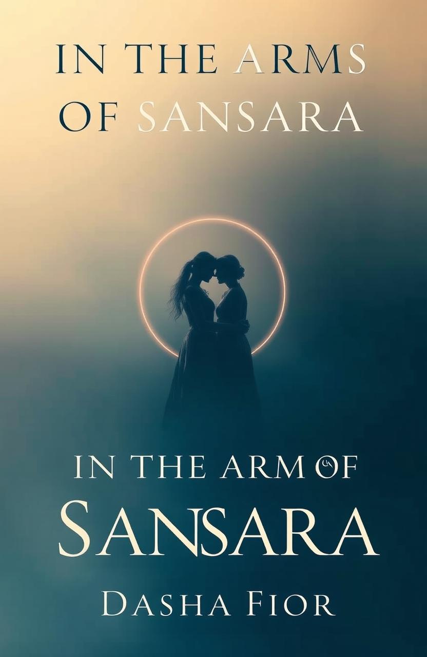 Mystical Book Cover for 'In the Arms of Samsara' by Dasha Fior