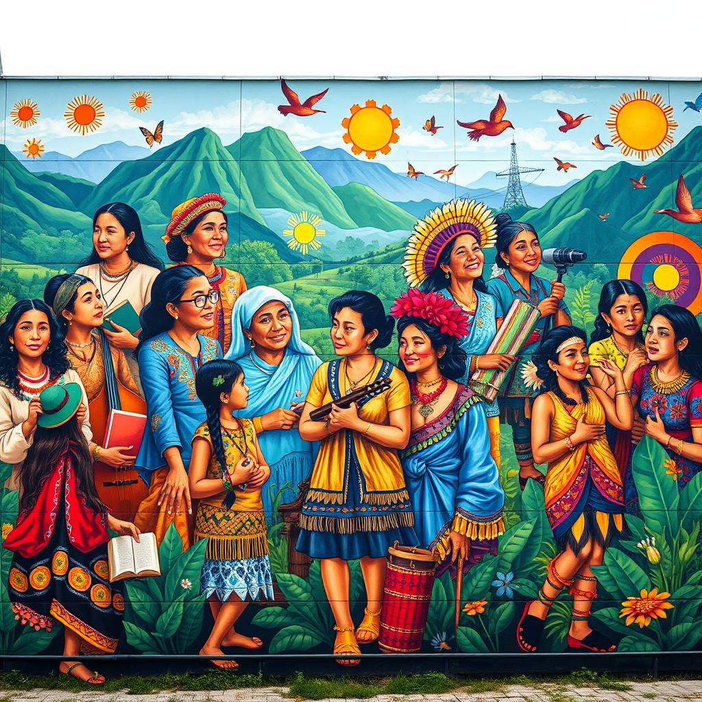 Celebrating Filipino Indigenous Voices: A Mural of Heritage and Empowerment