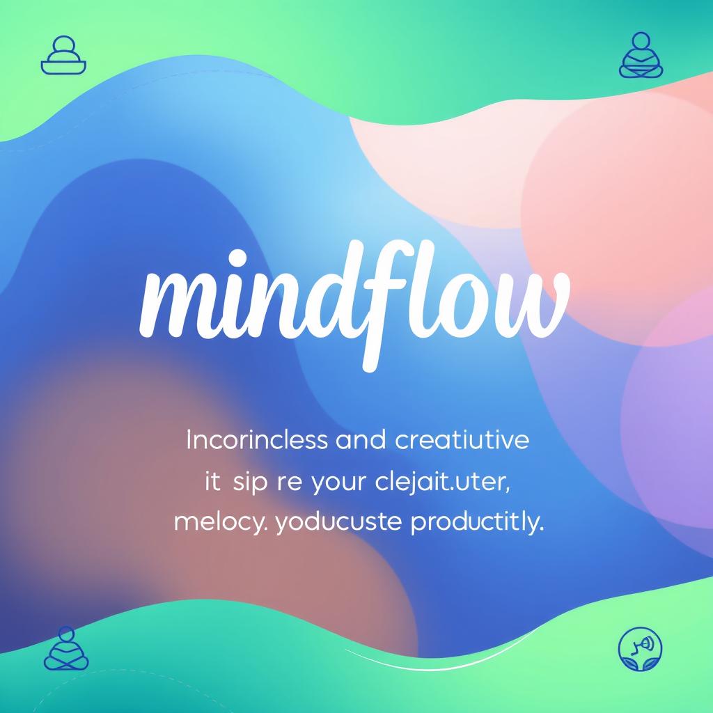 Mindflow: A Creative Flyer Design for Mindfulness and Clarity