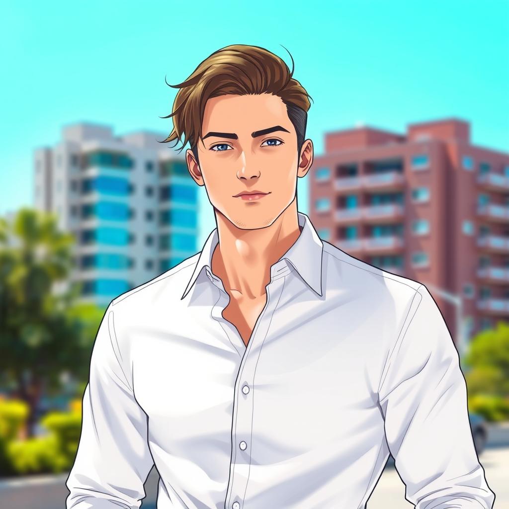 Stylish Male Characters in Urban & Natural Settings