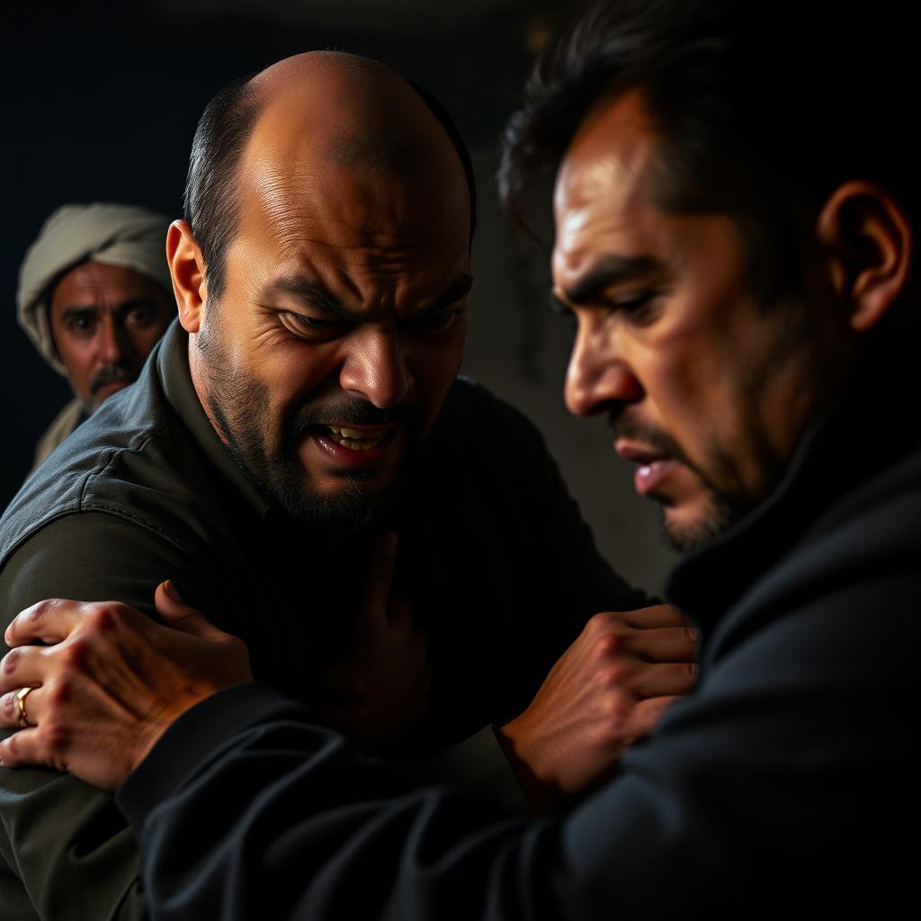 Dramatic Confrontation Inspired by 'Por el Amor de Esa Mujer'