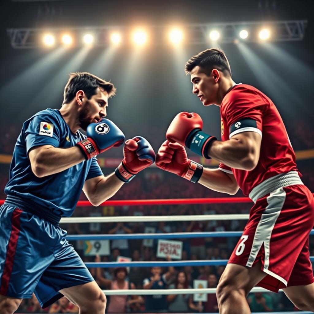 Messi vs Ronaldo: The Ultimate Boxing Showdown
