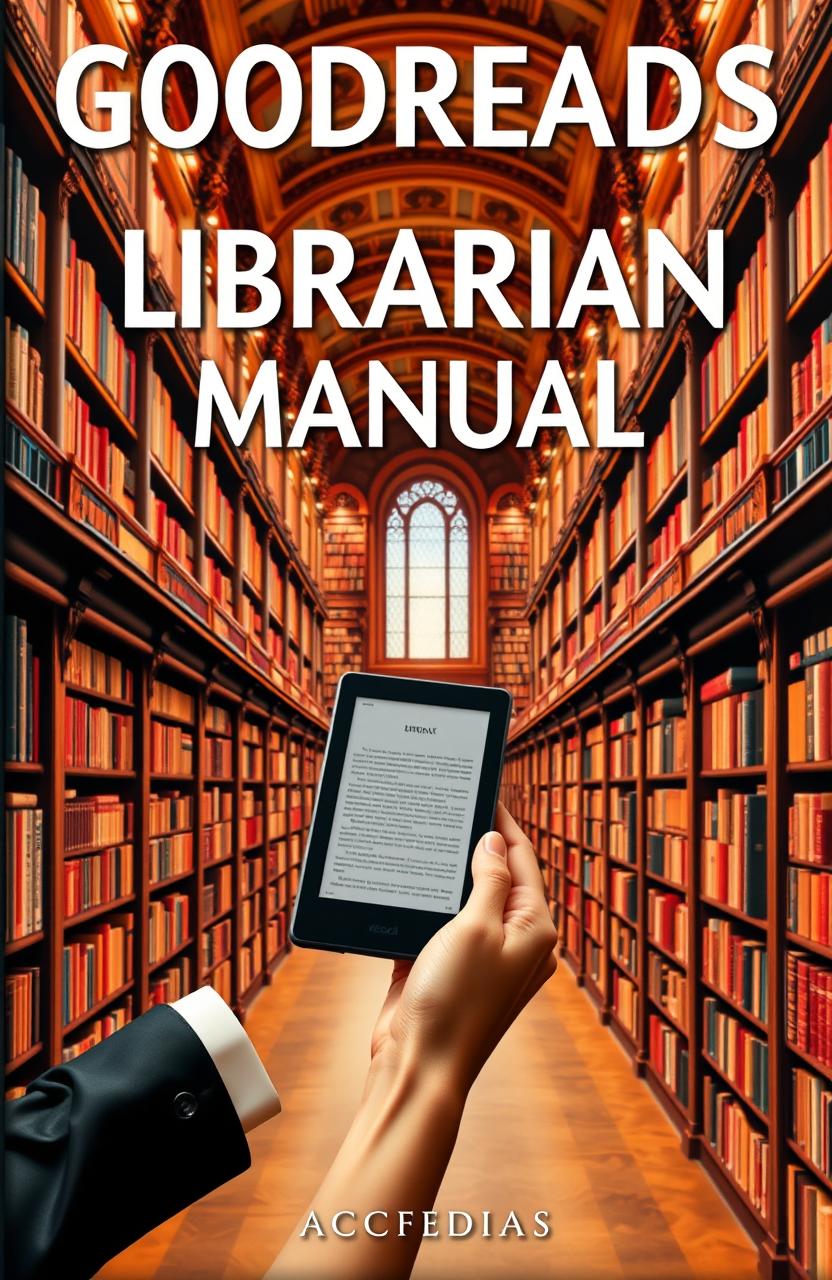 Stunning Book Cover for 'GOODREADS LIBRARIAN MANUAL' - A Perfect Blend ...