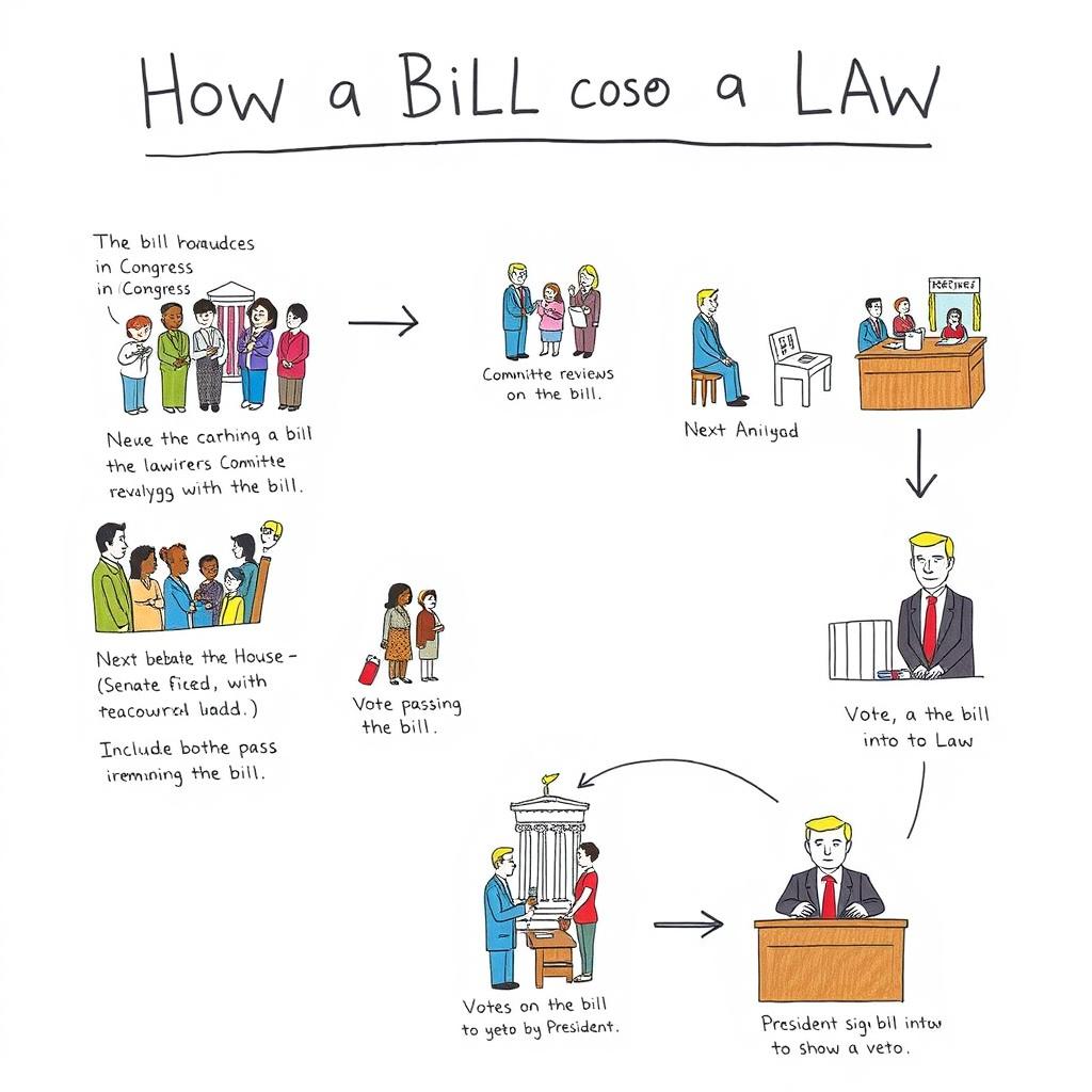 How a Bill Becomes a Law: A Step-by-Step Illustrated Guide