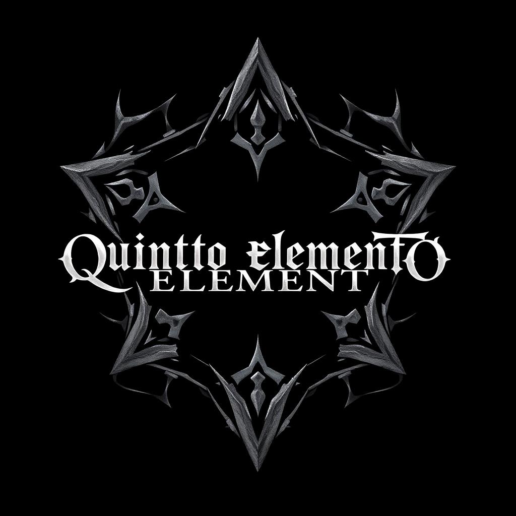 Logo Design for Quinto Elemento - Black Metal Aesthetics