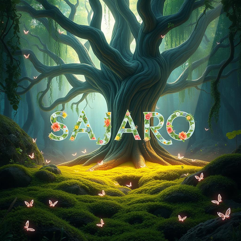Enchanting Digital Artwork of Sajaro: A Mystical Forest Celebration