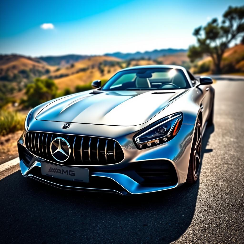 Stunning Mercedes Benz AMG Sports Car: A Blend of Luxury and Performance