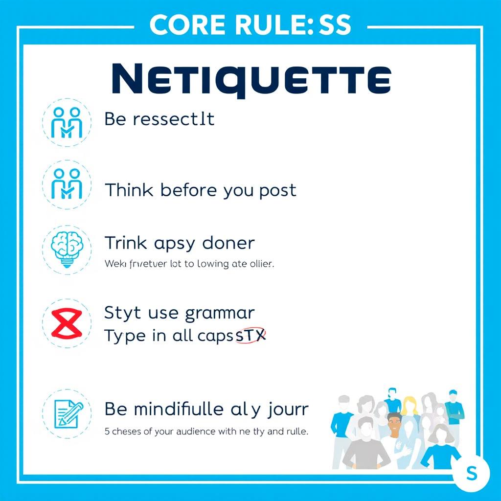 Essential Netiquette Rules: A Visual Guide